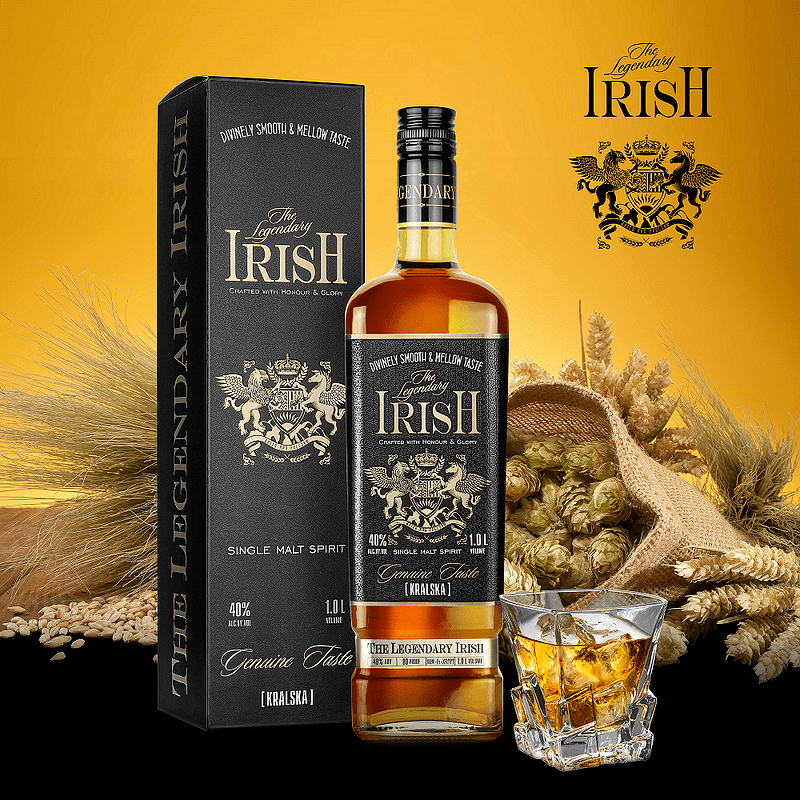 THE LEGENDARY IRISH - Single Malt Spirit - 1L - 40%