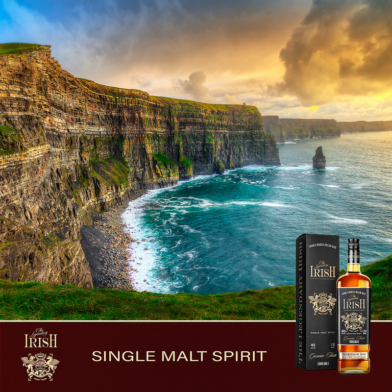 THE LEGENDARY IRISH - Single Malt Spirit - 1L - 40%