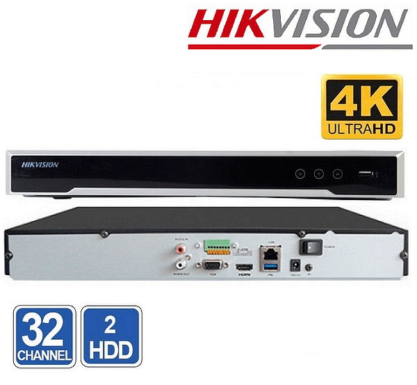 NVR 32 CHANEL HIKVISION DS-7632NI-K2 8MP
