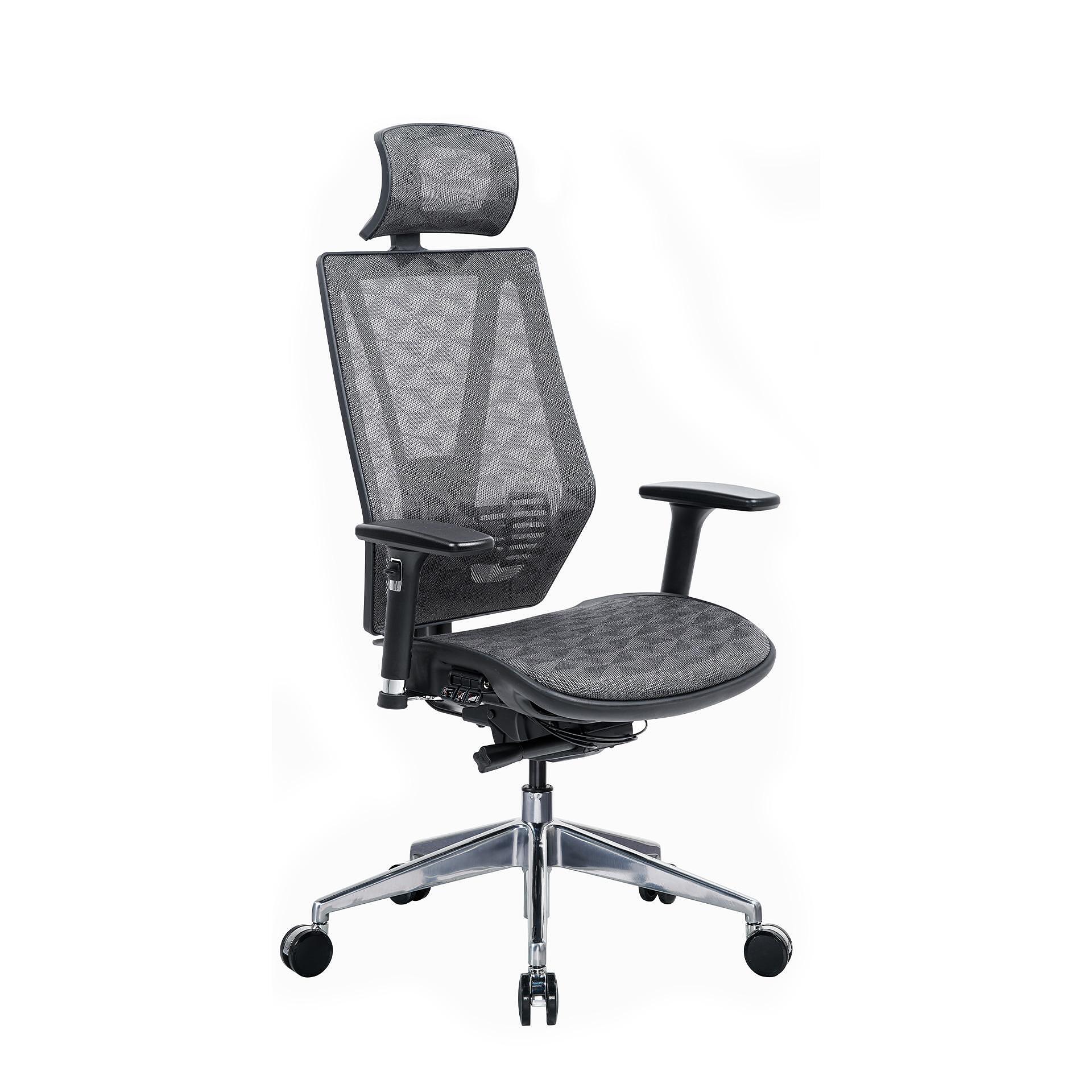 RFG Ергономичен стол TECH@LINE, сив на топ цена