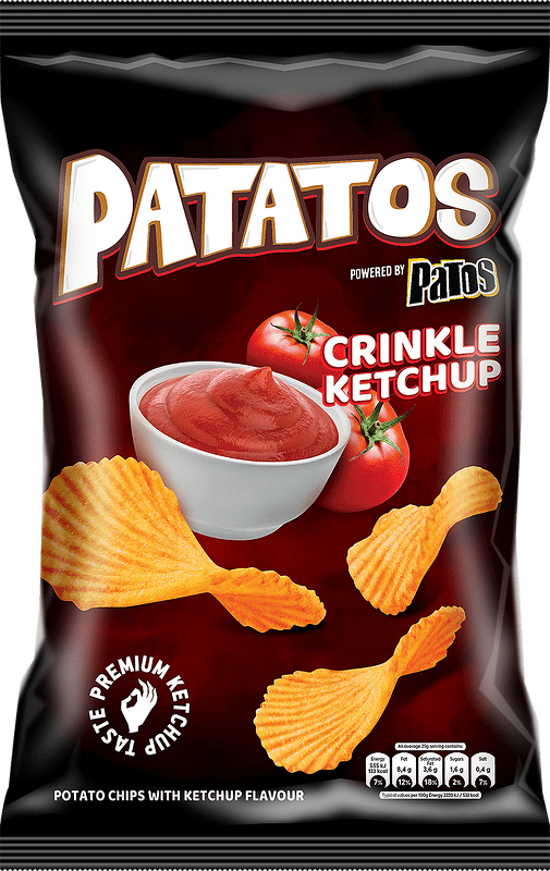 PATOS POTATO CHIPS KETCHUP 80 GR