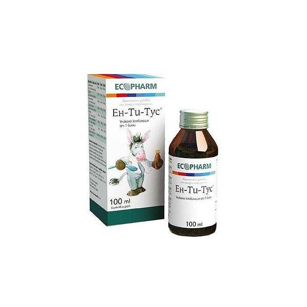 Ecopharm Ен-Ти-Тус Билков сироп за кашлица х100 мл