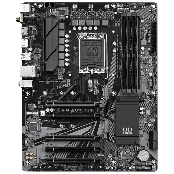 Дънна платка GIGABYTE B660 DS3H AX WiFI 6, socket 1700, mATX 4xDDR4