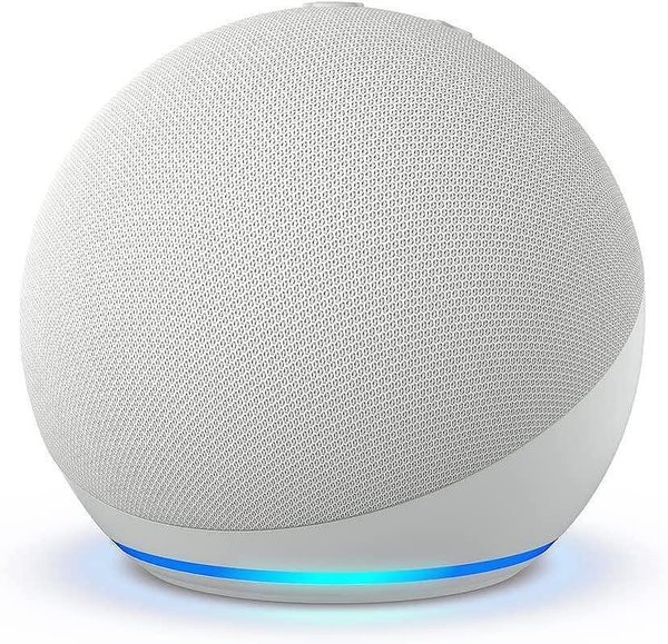Преносима смарт тонколона Amazon Echo Dot 5, Гласов асистент, Alexa, Бял