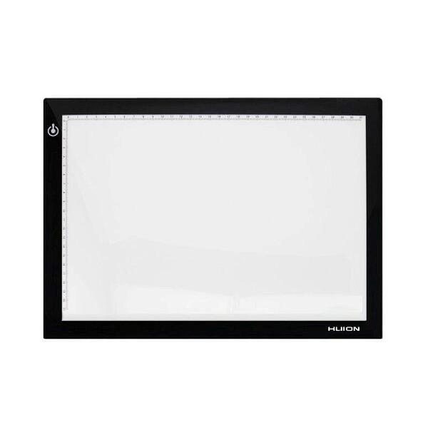 LED светеща подложка за рисуване HUION LED light pad L4S, USB, Черен