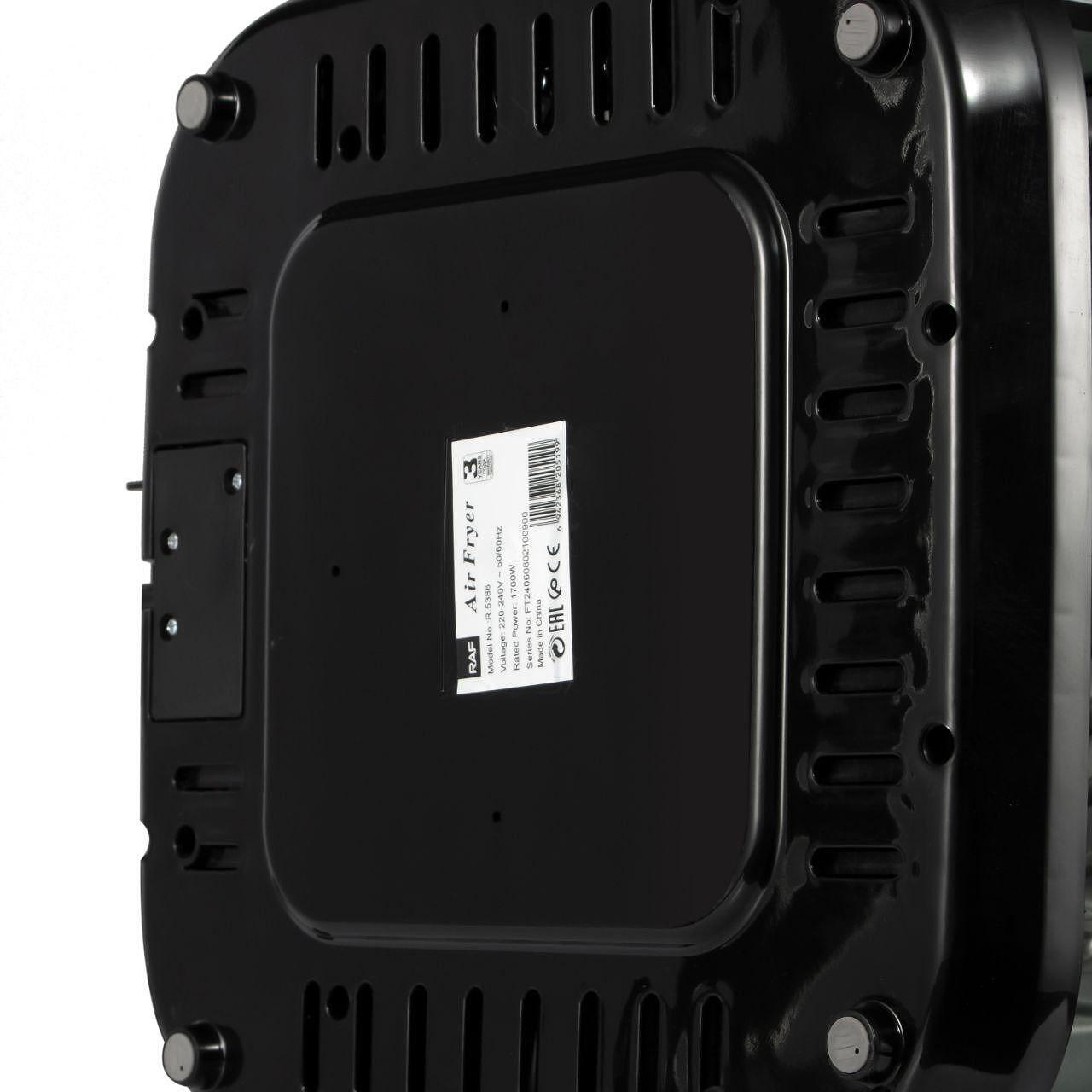 Airfryer RAF Maximus DualCrisp, 8 Литра, 1700W, Без Мазнина, С Горен и Долен Реотан + Подарък ...