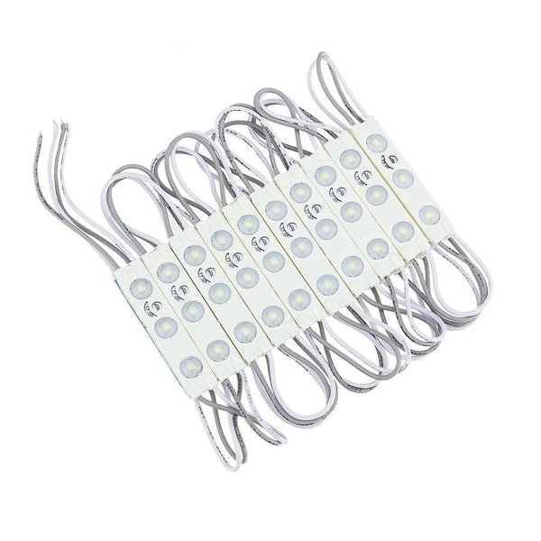 OPTONICA | LED МОДУЛ С ЛУПА 3 2835 160° DC12V 0.72W 58x12mm IP65 10000K