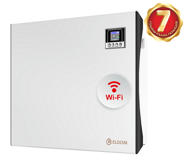 СТЕНЕН КОНВЕКТОР С ЕЛЕКТРОННО УПРАВЛЕНИЕ И WI-FI ELDOM GALANT, 1000 W