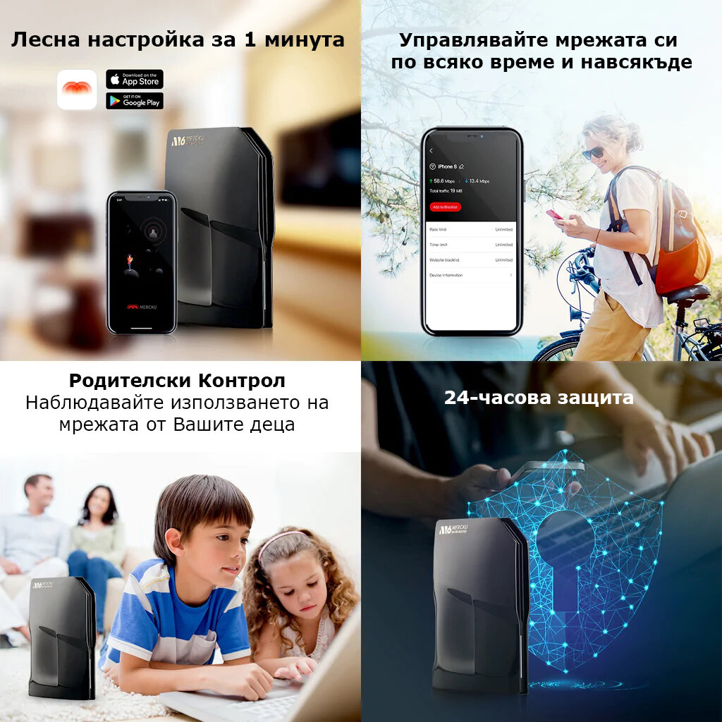 M6 (Qualcomm) | Wi-Fi 6 Mesh Router