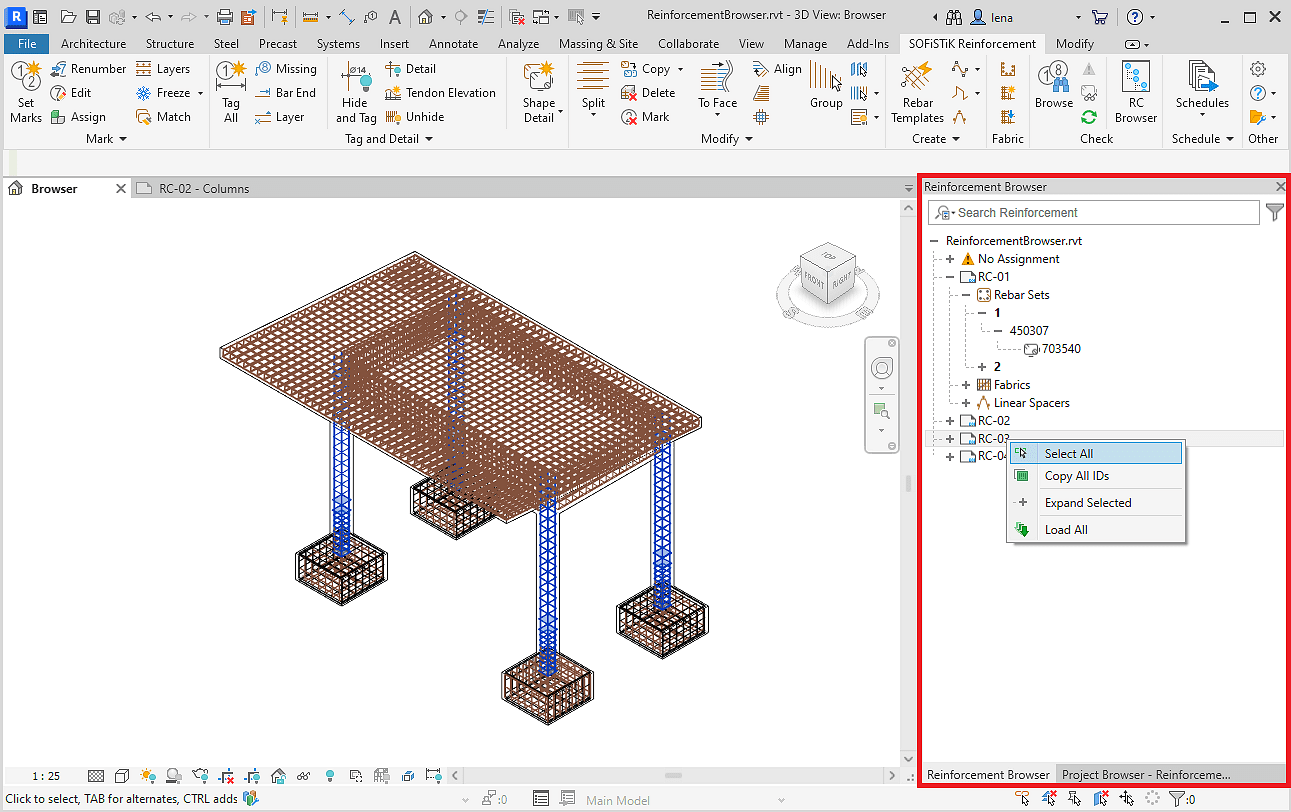 SOFiSTiK Reinforcement