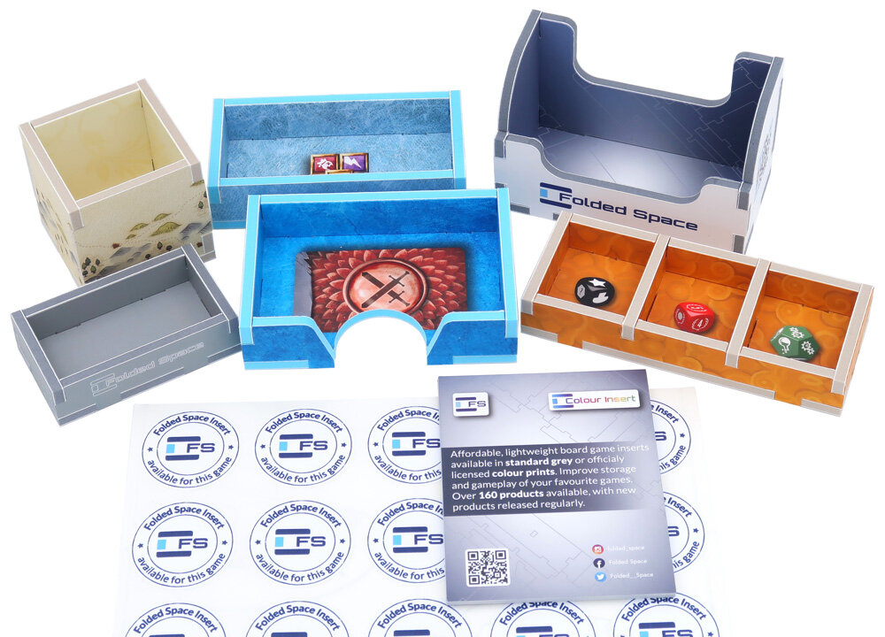 Retail | Folded Space inserts and organizers for board games