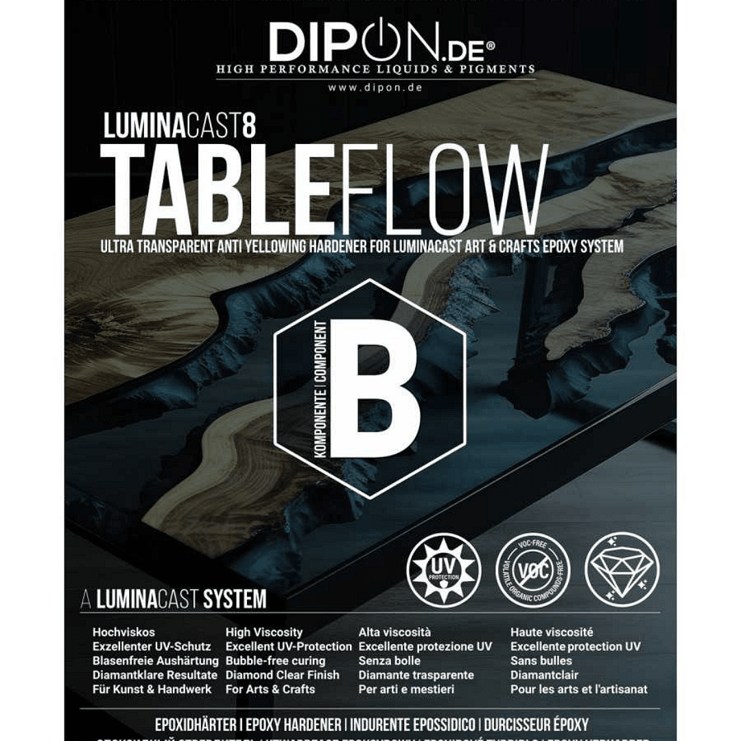 LUMINACAST 8 TABLE FLOW Епоксидна смола (2 до 5 см.)