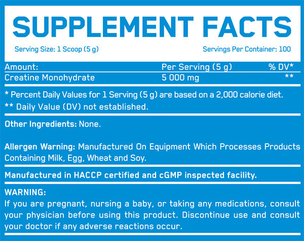 EVERBUILD Creatine Monohydrate сила и мощ