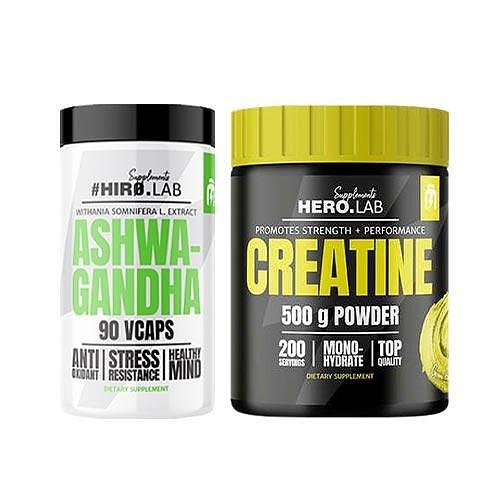 Hero.Lab Ashwagandha Extract + Creatine Monohydrate