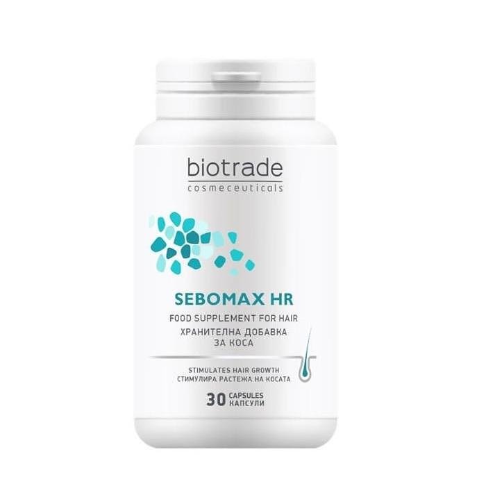 BIOTRADE SEBOMAX HR ХРАНИТЕЛНА ДОБАВКА ЗА КОСА КАПС. Х 30