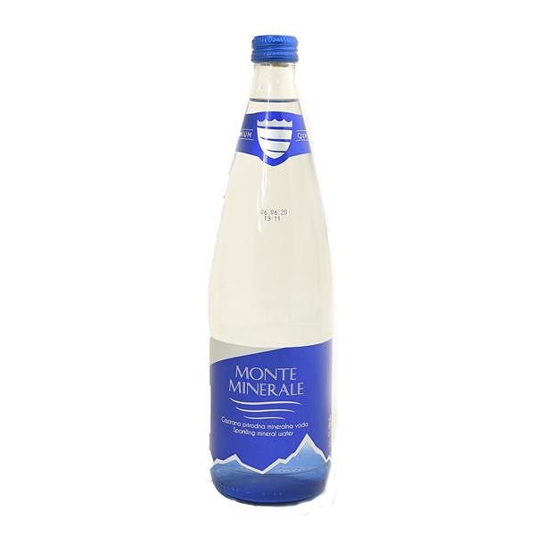 Voda gazirana 0,75l dekor Monte Minerale