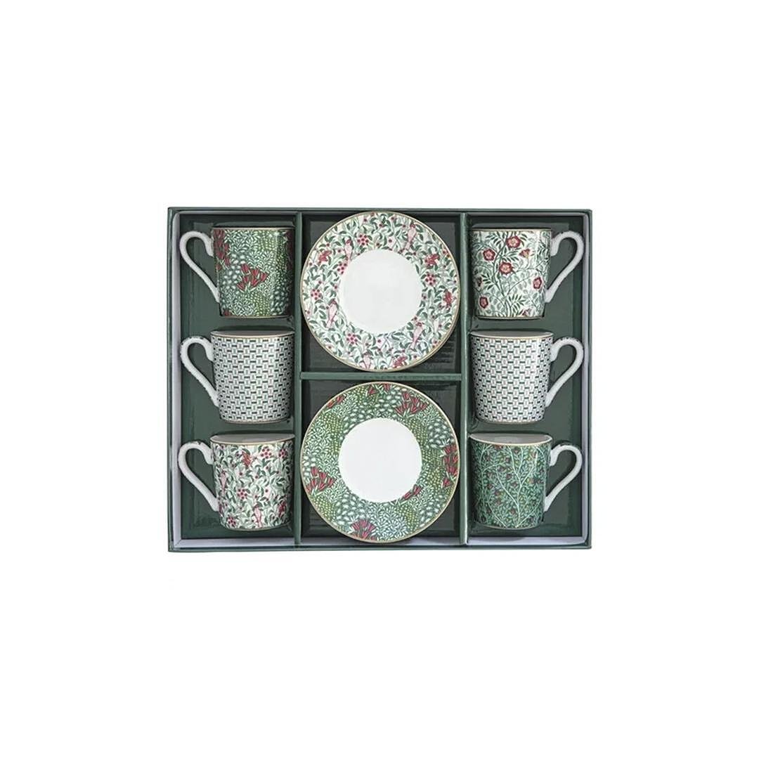 Easy Life Floral Fantasy soljica sa tanjiricem, set za 6 osoba 100ml