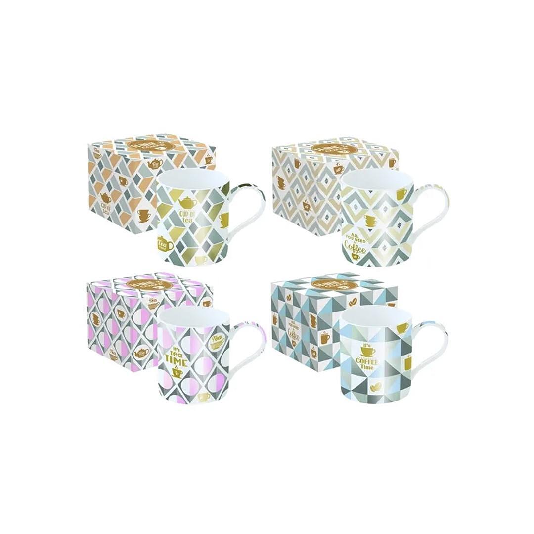 Easy Life Shine&Colour soljica za čaj ili kavu sa tanjiricem, set za 1 ...