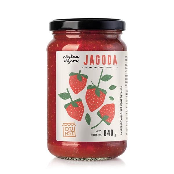 Extra dzem od jagode 840g DUNST