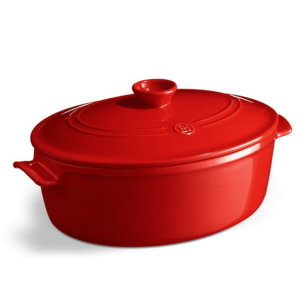 Emile Henry Flame ovalni keramički Dutch oven, 5,85 l