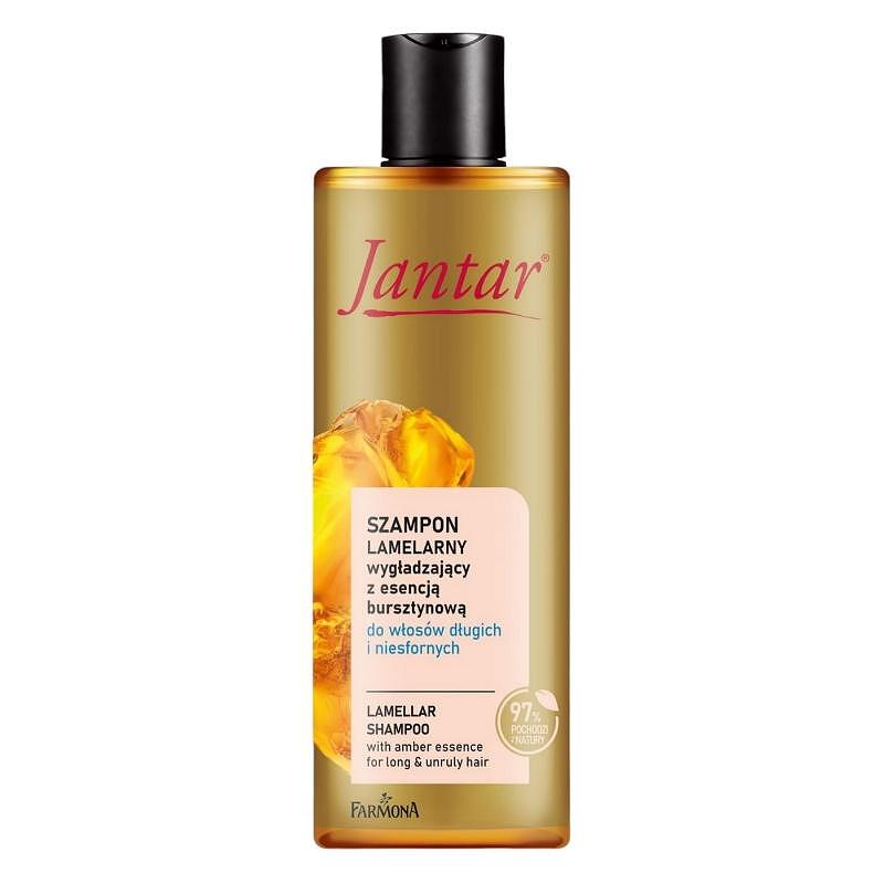 Изглаждащ ламеларен шампоан с Кехлибар Farmona JANTAR | OlcomCosmetics