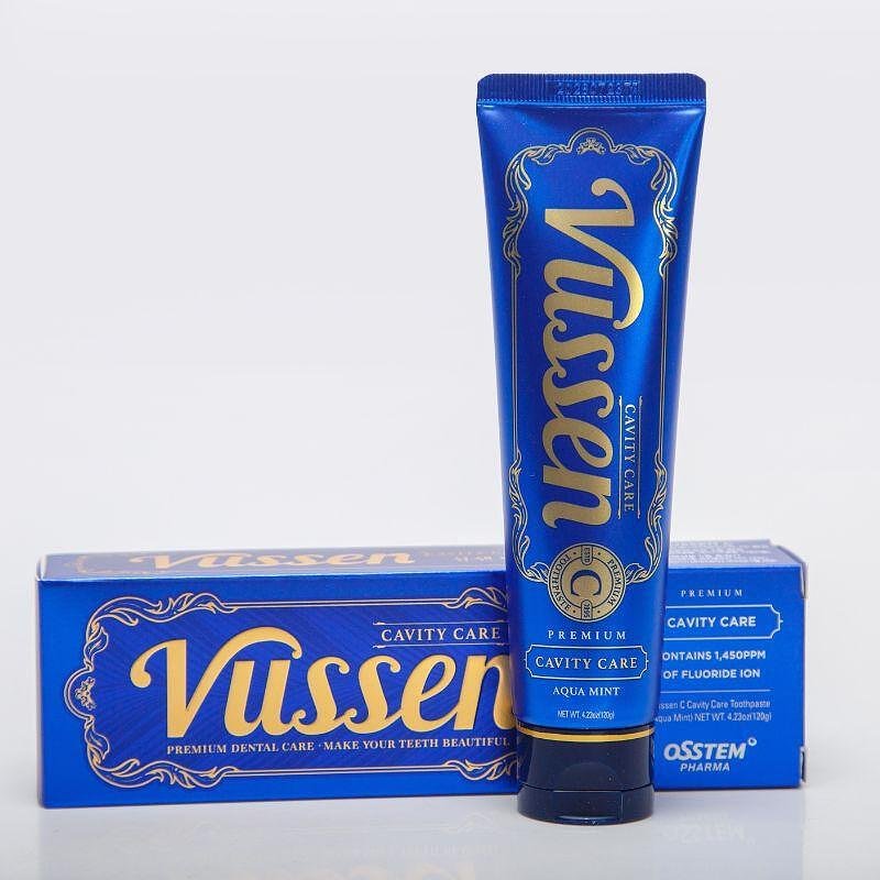 Реминерализираща паста за зъби против кариеси Vussen C | OlcomCosmetics