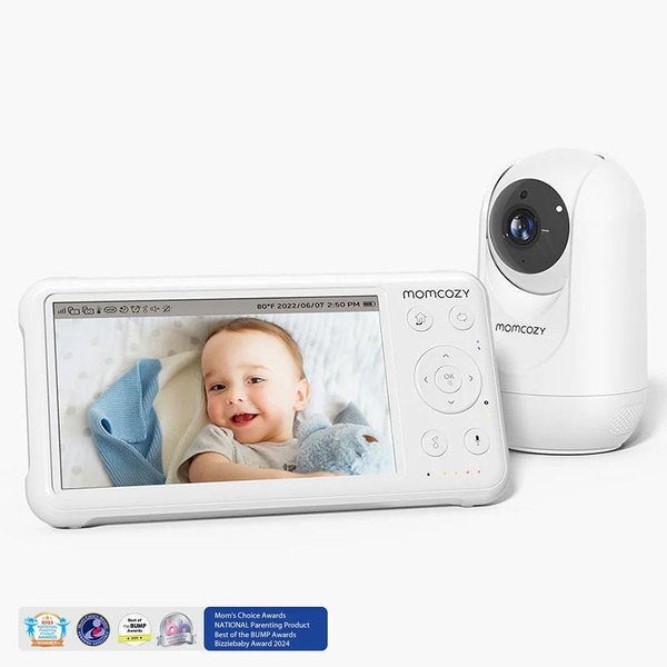 Бебефон с камера Momcozy BM01 – 5" 1080P Full HD | Без WiFi забавяне ...