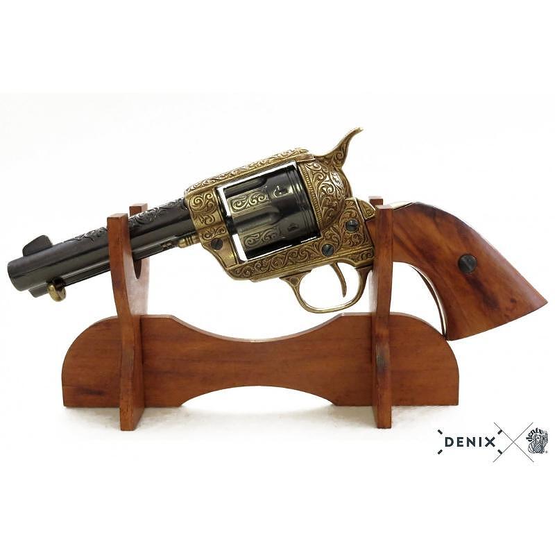 Револвер Peacemaker 4.75" – метална реплика с дърво