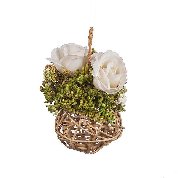 Аранжировка с бели рози New Wish DEL201D | Dims-92.com