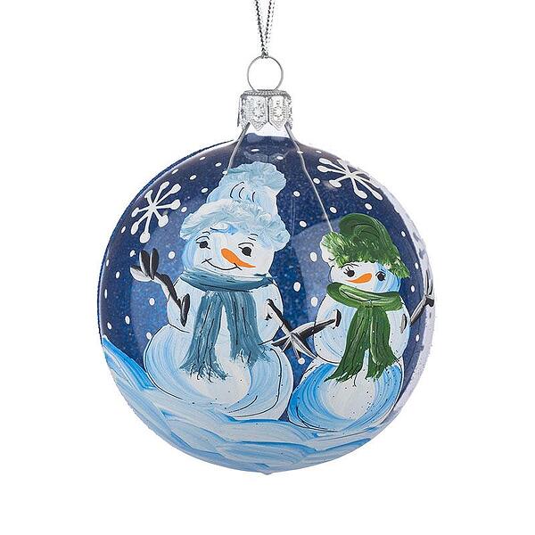 Коледна топка, стъклена, RM079S | Dims-92.com