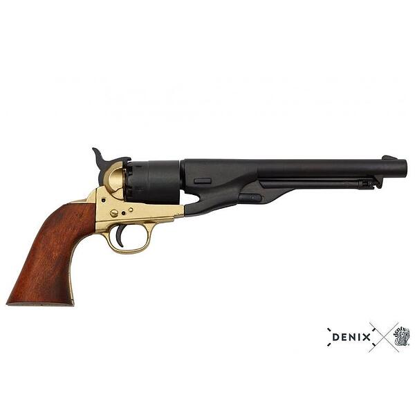 Декоративен револвер Colt 1860 Denix – реплика, 37 см