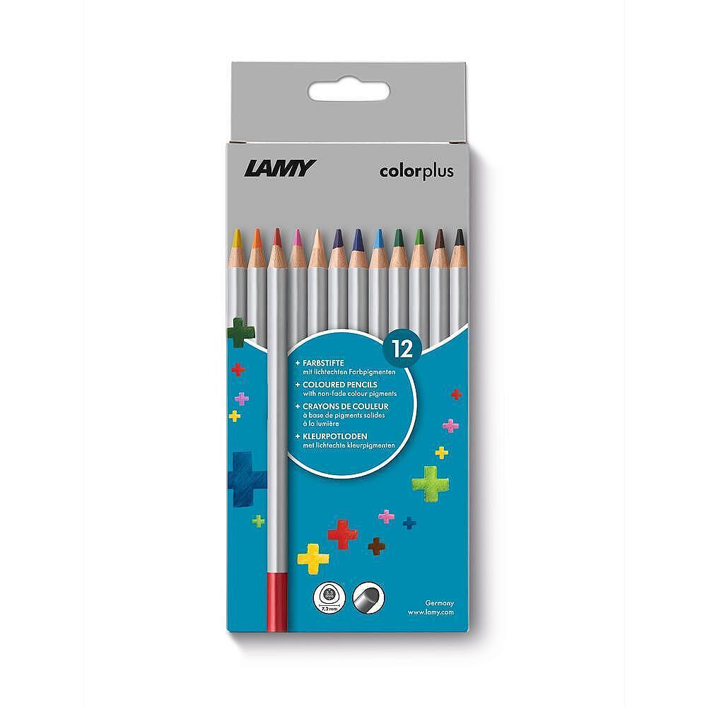 Цветни моливи Lamy - ColorPlus, 12 цвята