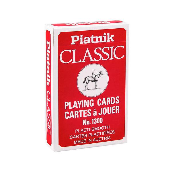 Карти за игра Piatnik 1300, червен гръб