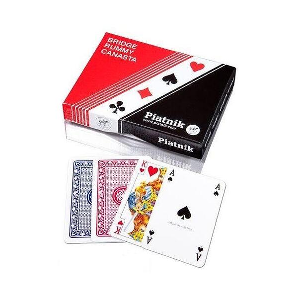 Карти за игра Piatnik - Rummy Bridge Canasta - 2 тестета