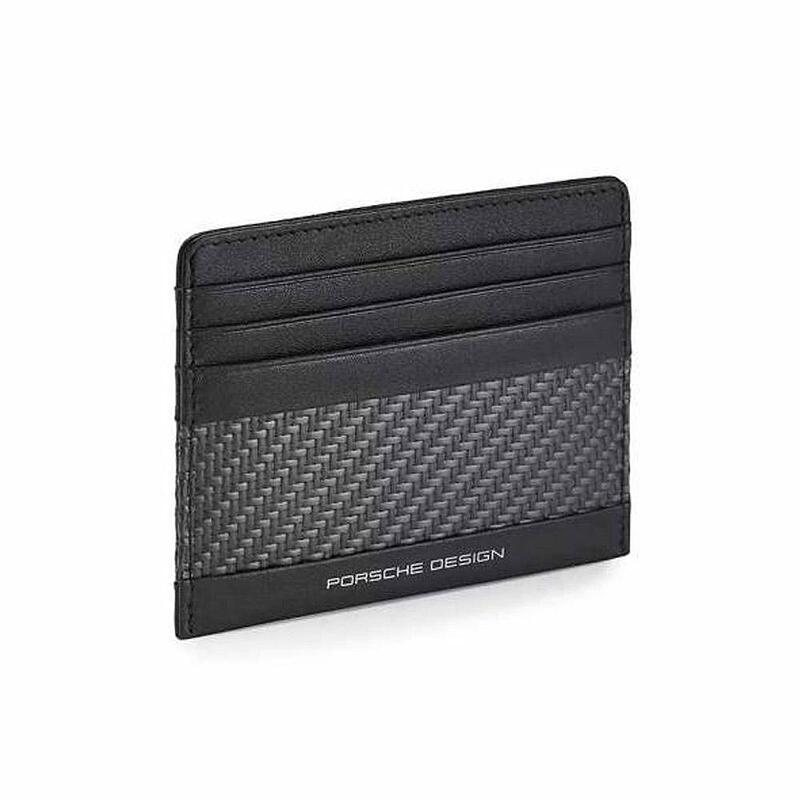 Калъф за кредитни карти Porsche Design - Carbon 6, RFID защита, черен
