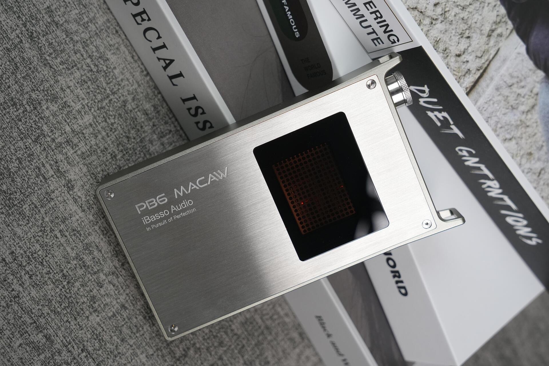 iBasso PB6 Macaw – Flagship Portable Balanced Tube Headphone Amplifier