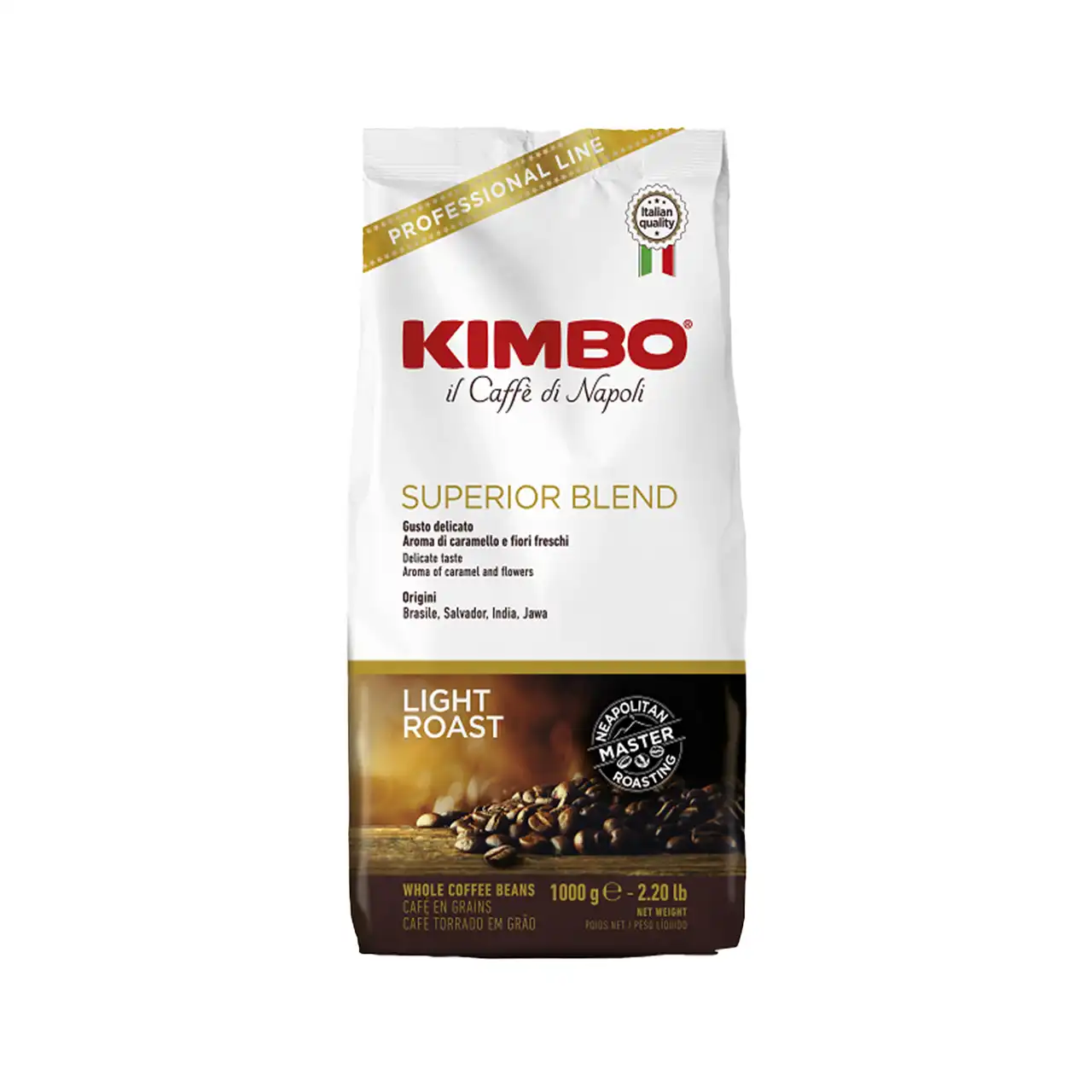 Кафе на зърна Kimbo Superior Blend, 1кг | Промо цени