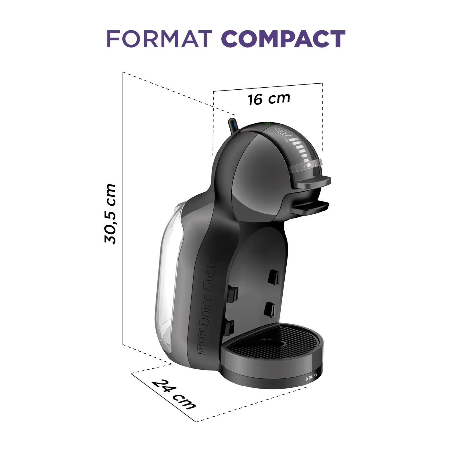 Кафемашина с капсули Krups Dolce Gusto® KP123810 NDG MINI ME