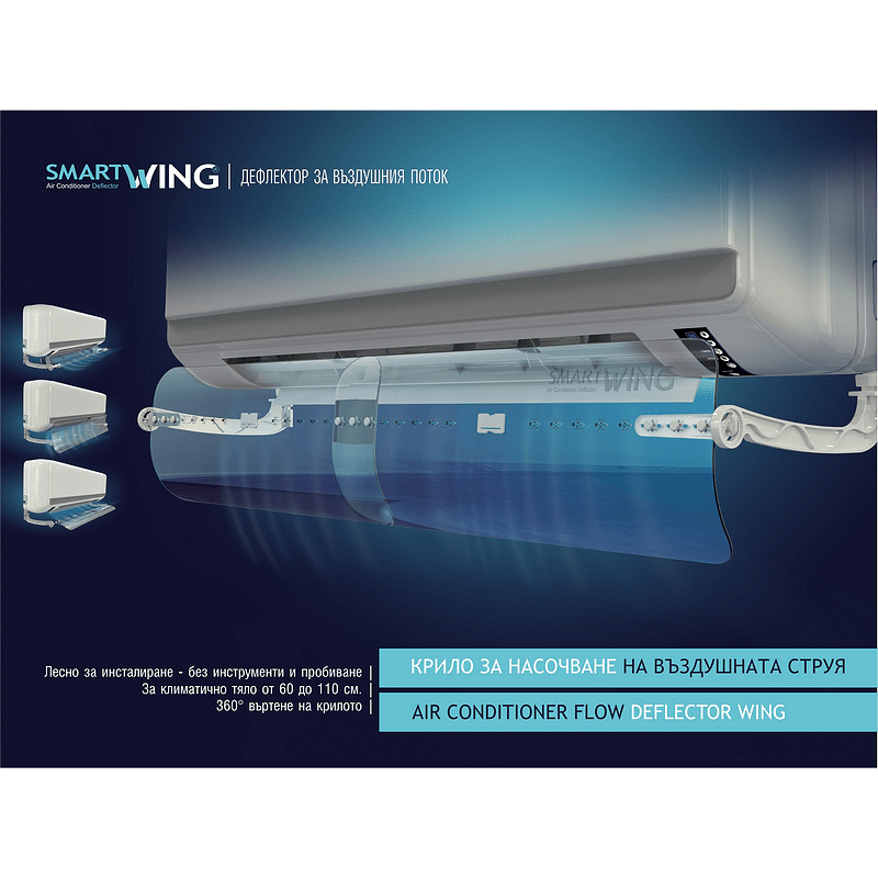 Аксесоар Smart Wing ДЕФЛЕКТОР ЗА КЛИМАТИК