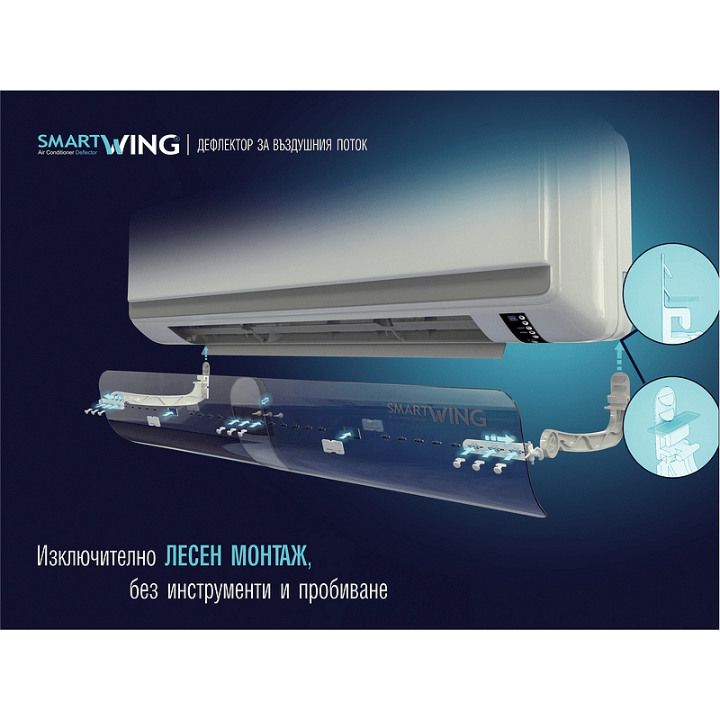 Аксесоар Smart Wing ДЕФЛЕКТОР ЗА КЛИМАТИК