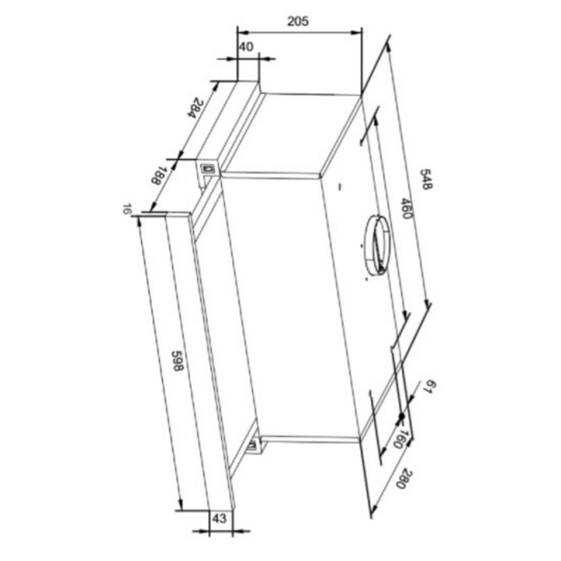 Вграден абсорбатор AMICA OTP6243BG