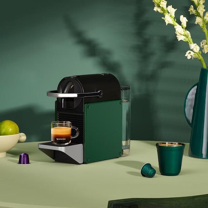Кафемашина с капсули NESPRESSO Pixie Dark Green