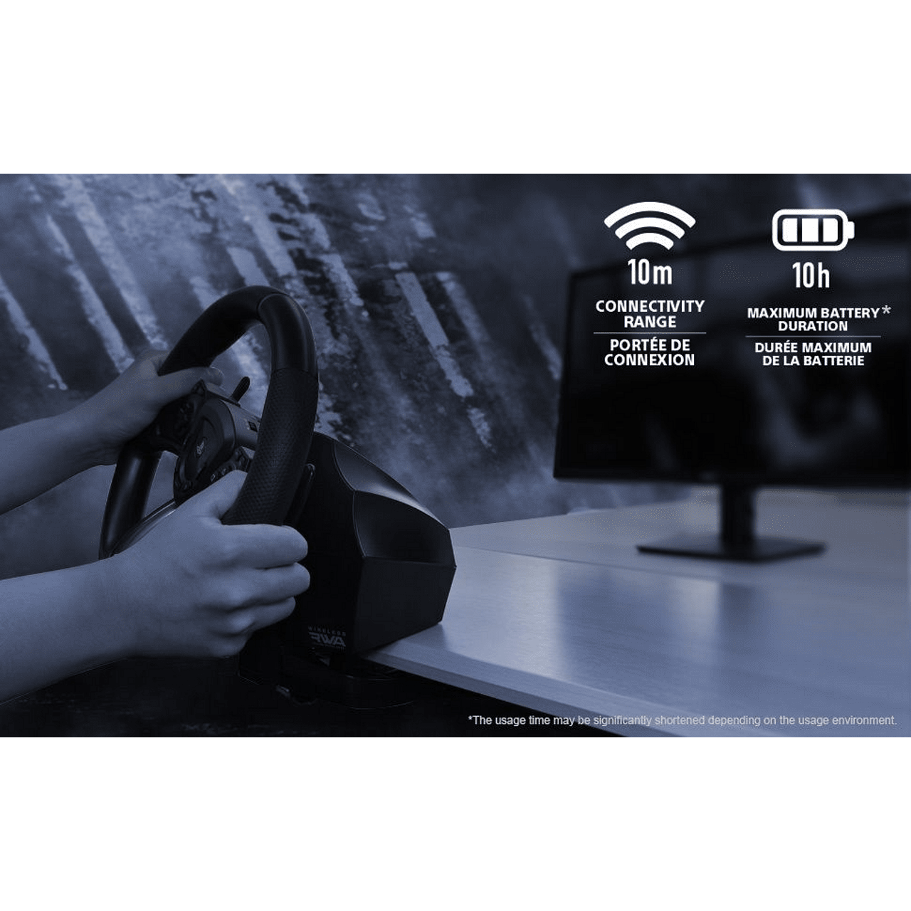 Волан HORI WIRELESS Racing Wheel Apex PS5/PS4/PC