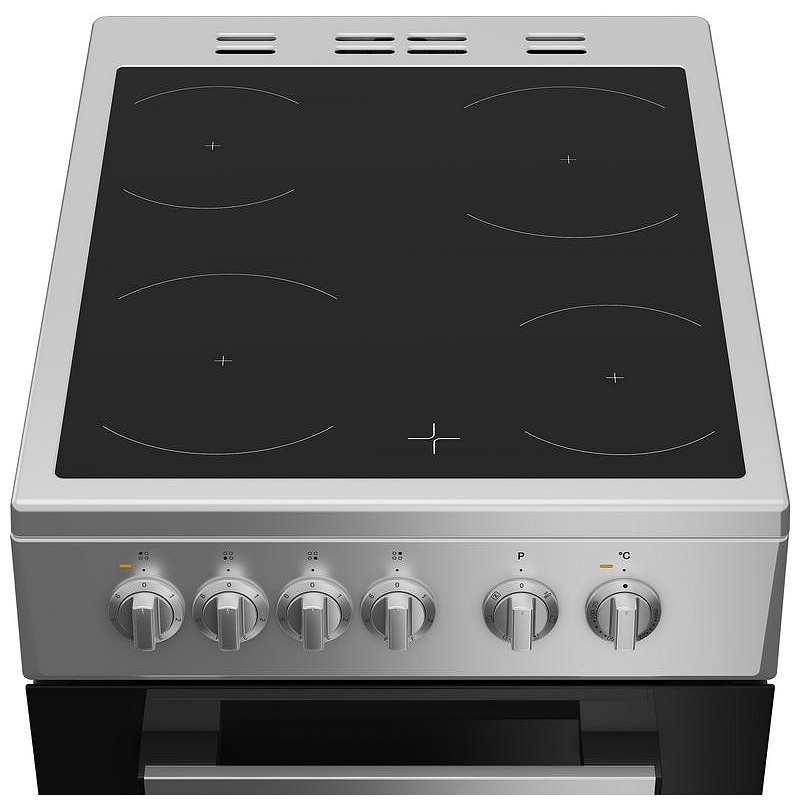 Готварска печка (ток) Indesit I5V5KMS , INOX , Керамични