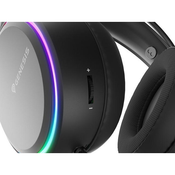 Genesis Headset Neon 613 G2 With Microphone RGB Illumination Black