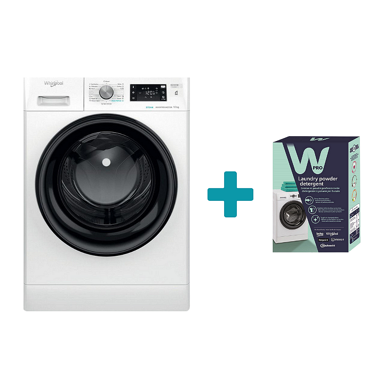 ПАКЕТ Whirlpool Пералня FFB 10489 BV EE + Консуматив Wpro Прах за пране ...