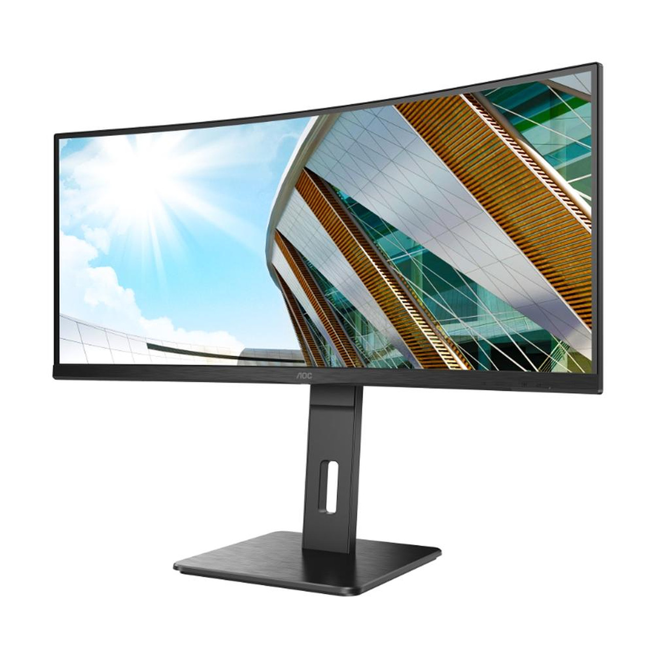 AOC CU34P2A, 34" Curved 1500R, VA, WLED, 3440x1440@100Hz, 4ms GtG, 1ms MPRT, 300cd m/2, 3000:1 ...