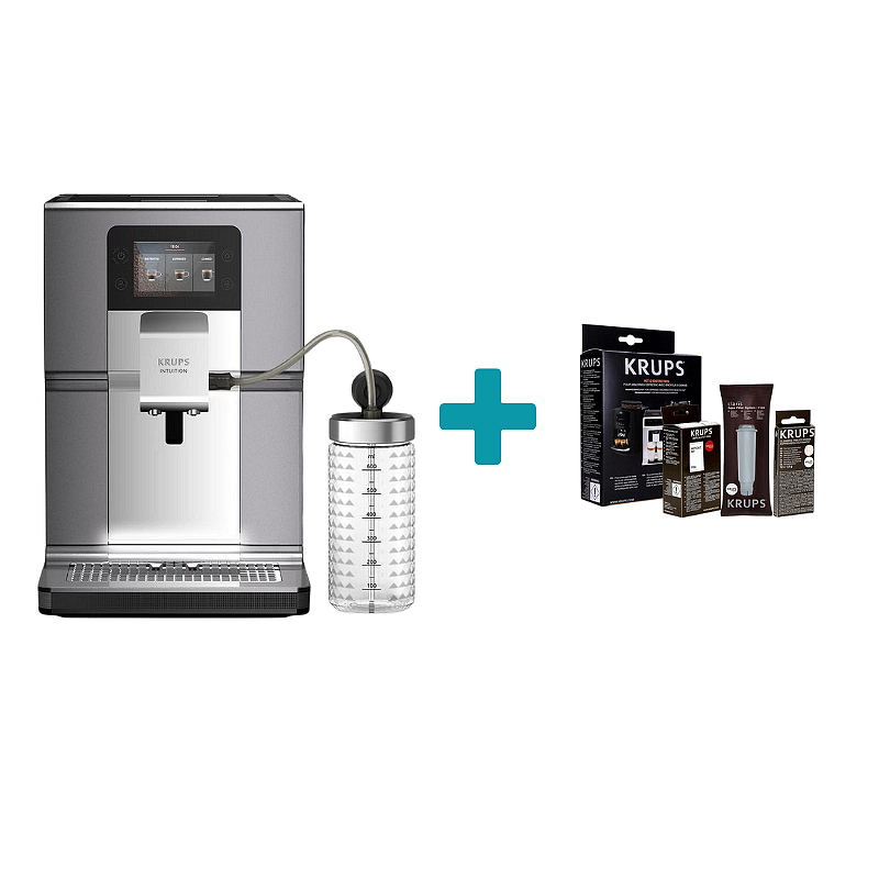Пакет Кафеавтомат Krups EA875E10 + Почистващ комплект XS530010