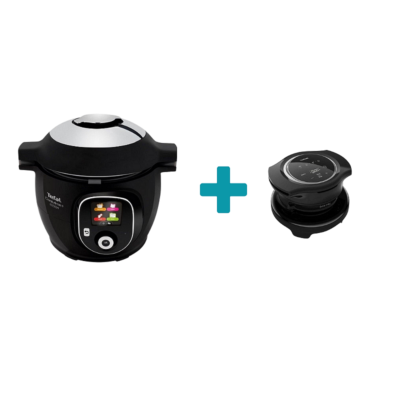 Пакет Мултикукър Tefal CY855830 + Запичащ капак EY150830