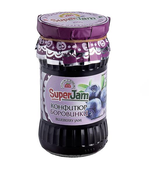 Конфитюр Super Jam от боровинки - 360 гр. - Джем и Джем